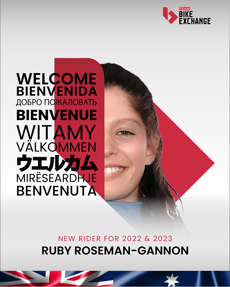 Team BikeExchange sign young Australian talent Ruby Roseman-Gannon 2022 ...