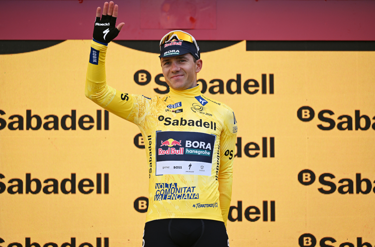Remco Evenepoel celebrates his first stage race victory for Red Bull ...